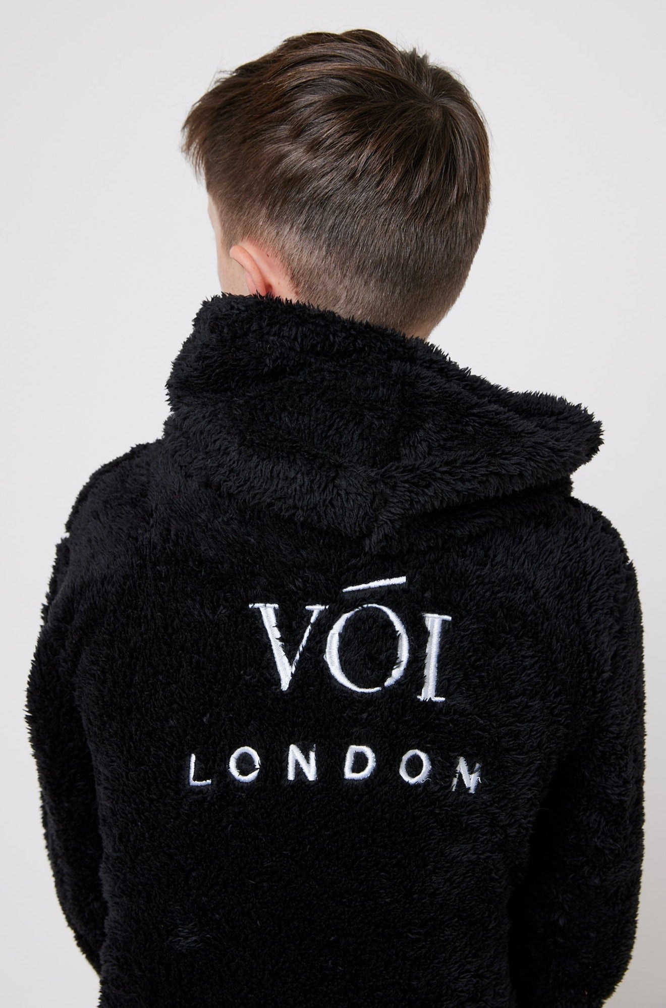 VOI Kid's Dressing Gown - Black – brandsfornothing